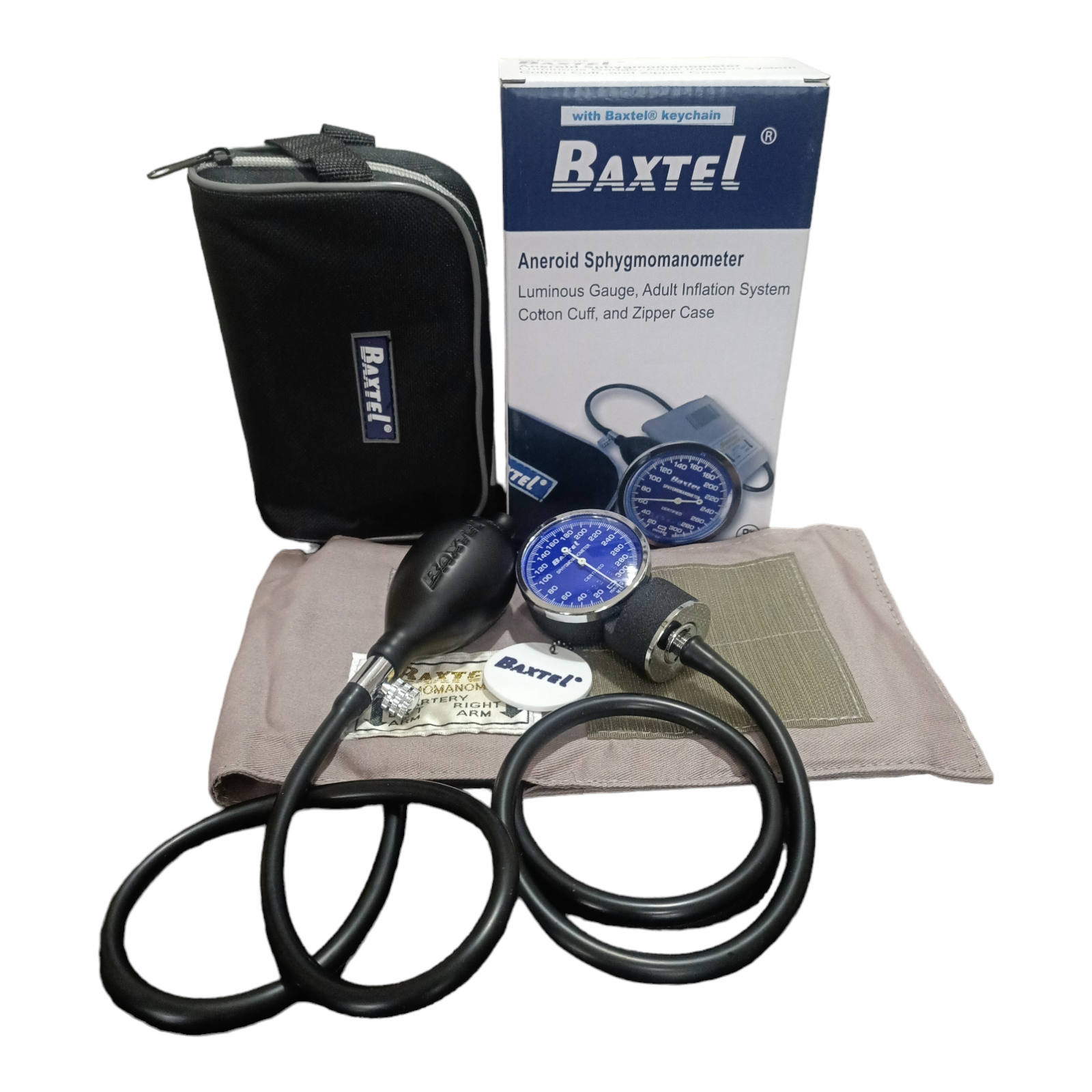 BAXTEL ANEROID SPHYGMOMANOMETER MANUAL BLOOD PRESSURE MONITOR | Shopee ...