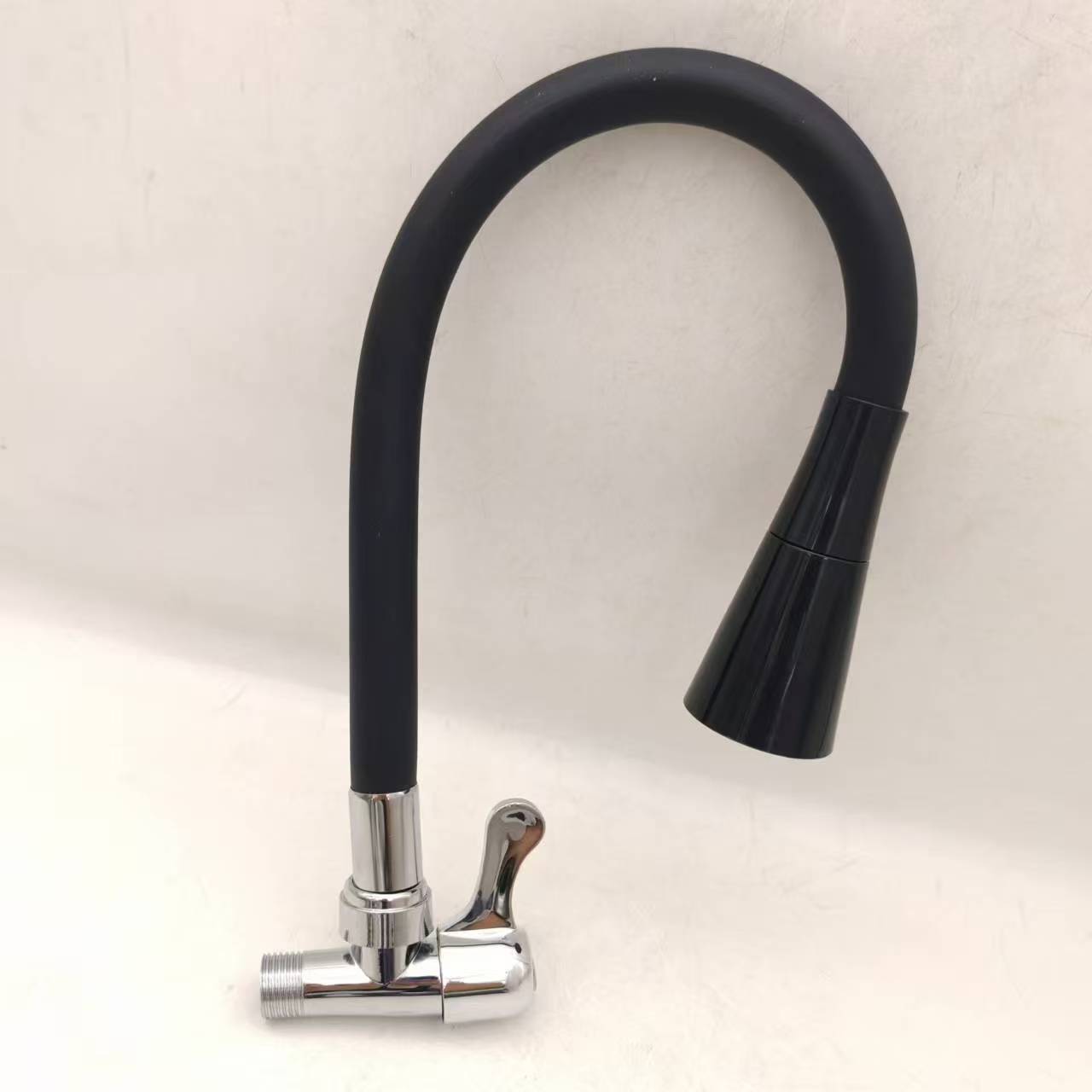 Colorable adjustable pipe horizontal single faucet for kitchen, zinc ...