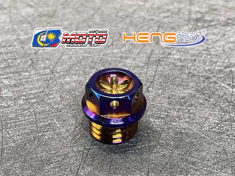 HENG ENGINE OIL BOLT FOR SKYDRIVE / RAIDER CARB / FI / XMAX / SMASH ...