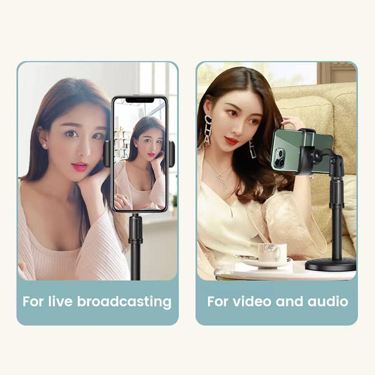 Retractable Phone Stand Holder-Adjustable For Live Streaming/Online ...