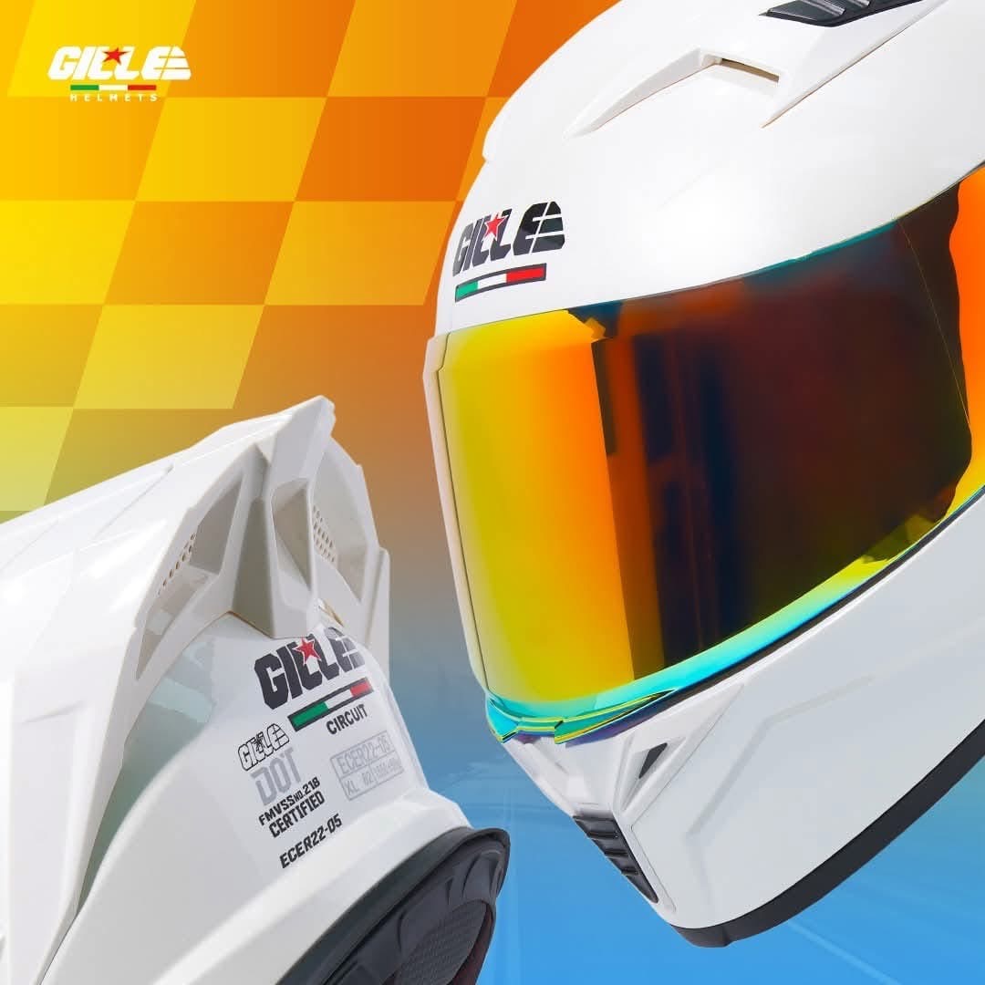 GILLE FF012 CIRCUIT full face helmet Dual Visor for women and men ...