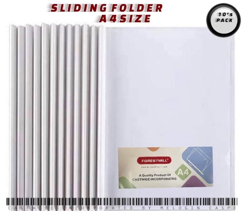 SLIDING FOLDER CLEAR [SOLD PER PACK 10’s] | Shopee Philippines