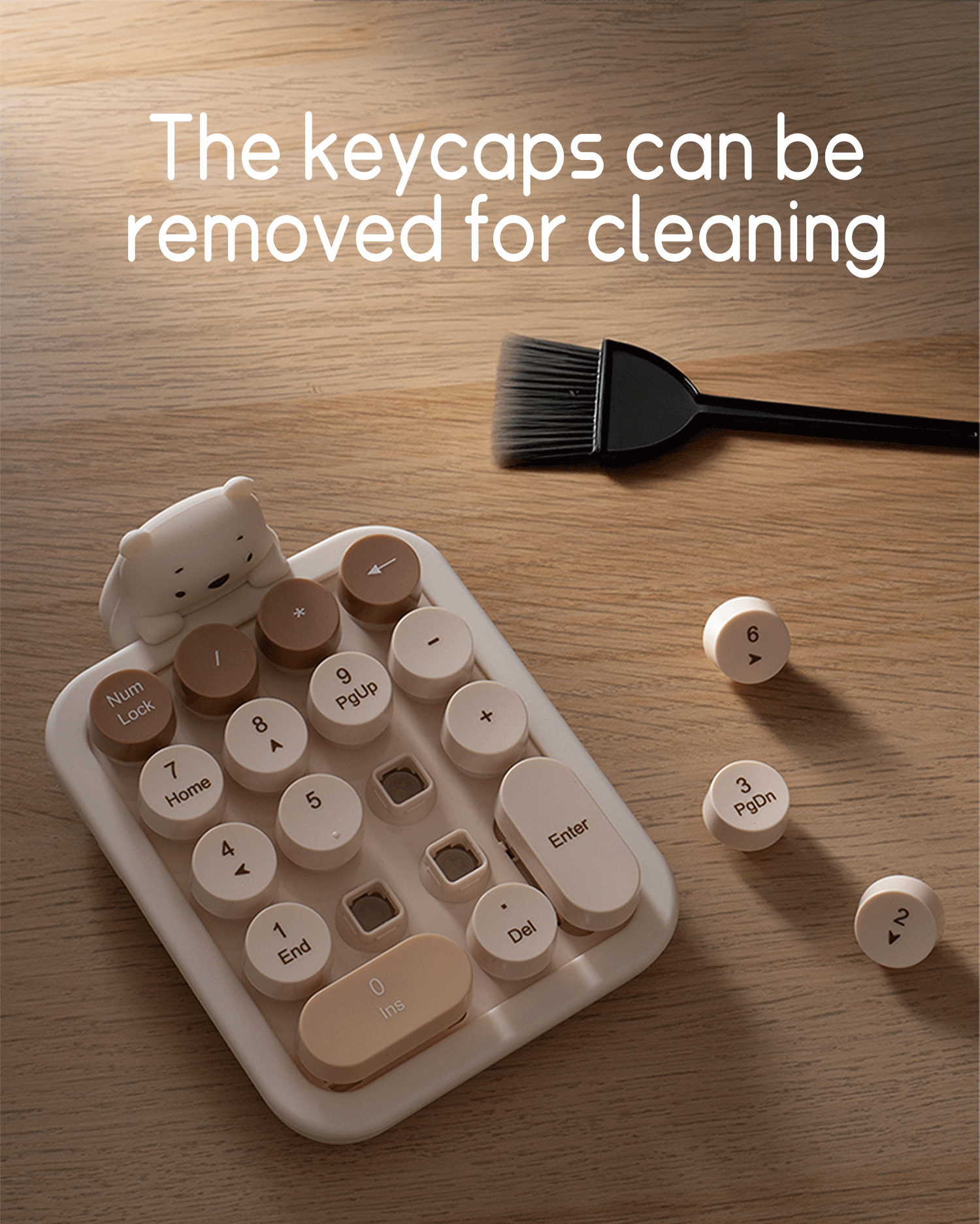 MOFii 520 Mini Stylish Wireless Numeric Keypad with Magnetic Bear ...