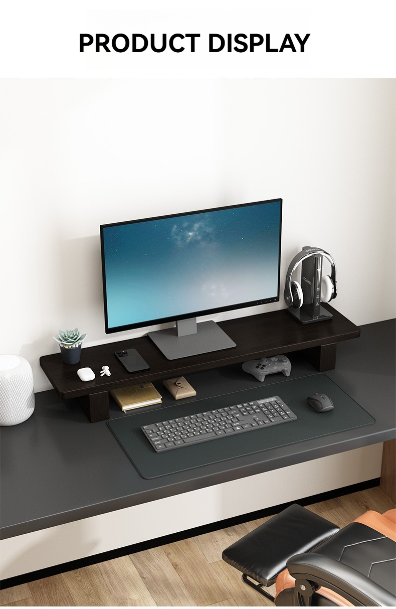 Computer monitor heightening stand elevated base desktop stand desktop ...