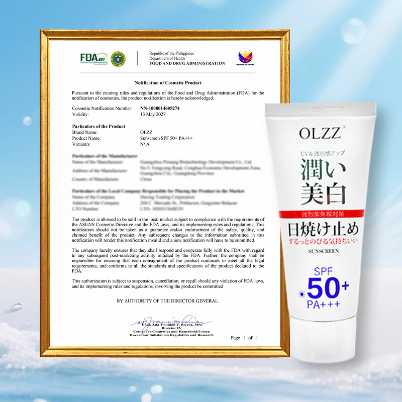 OLZZ SPF50+ PA+++ Face and Body Sunscreen Whitening Sunblock Face Cream ...