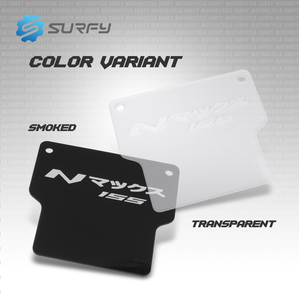 YAMAHA Nmax V1 V2 Mud Flap Acrylic Japanese Font Design 3mm Heavy Duty ...