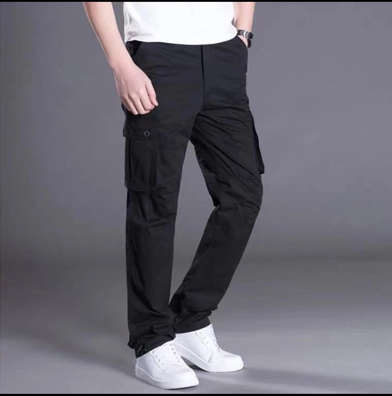 Sisters Cargo Pants For Man Overoll For Outside 6 Pocket Long Pants For ...