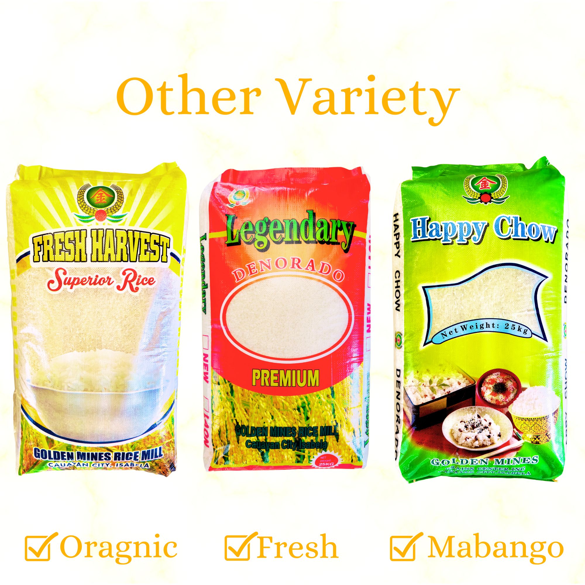 FRESH HARVEST Premium Local White Rice 50kg Organic 80% Whole grains ...