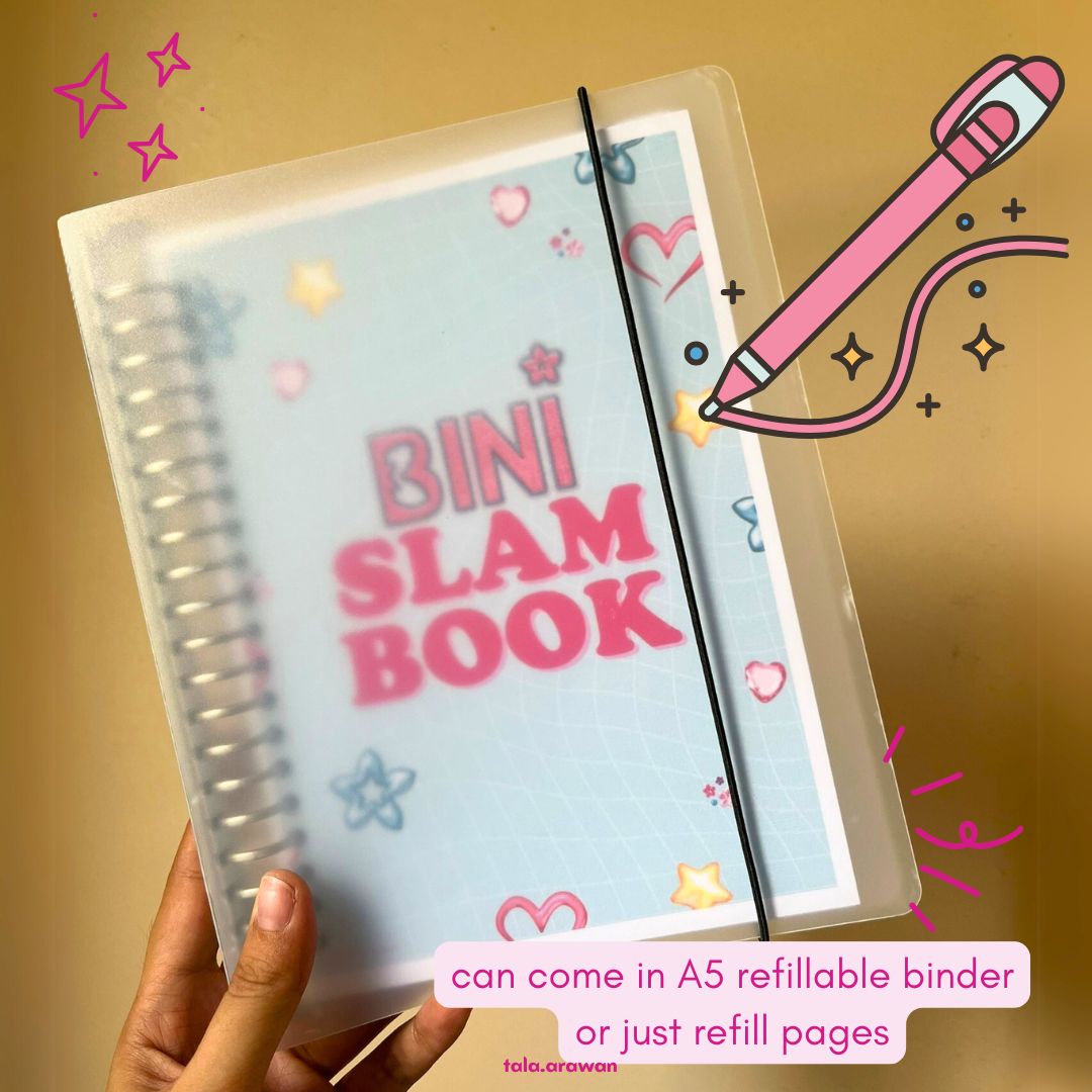 Slam Book Friendship Diary Journal for Kids and Teens BINI activities ...