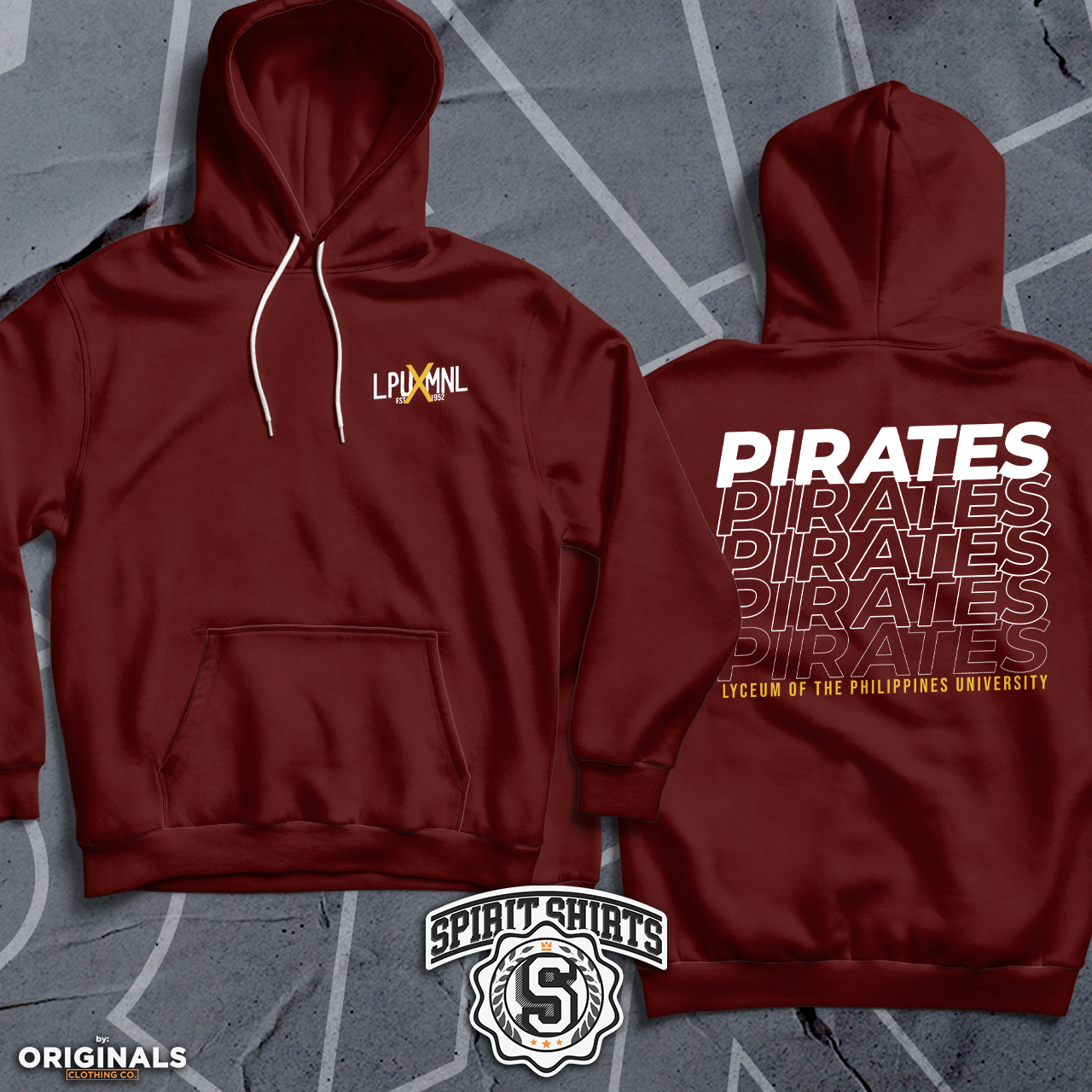 LPU Spirit Hoodies 2023 Mark 2 | Shopee Philippines