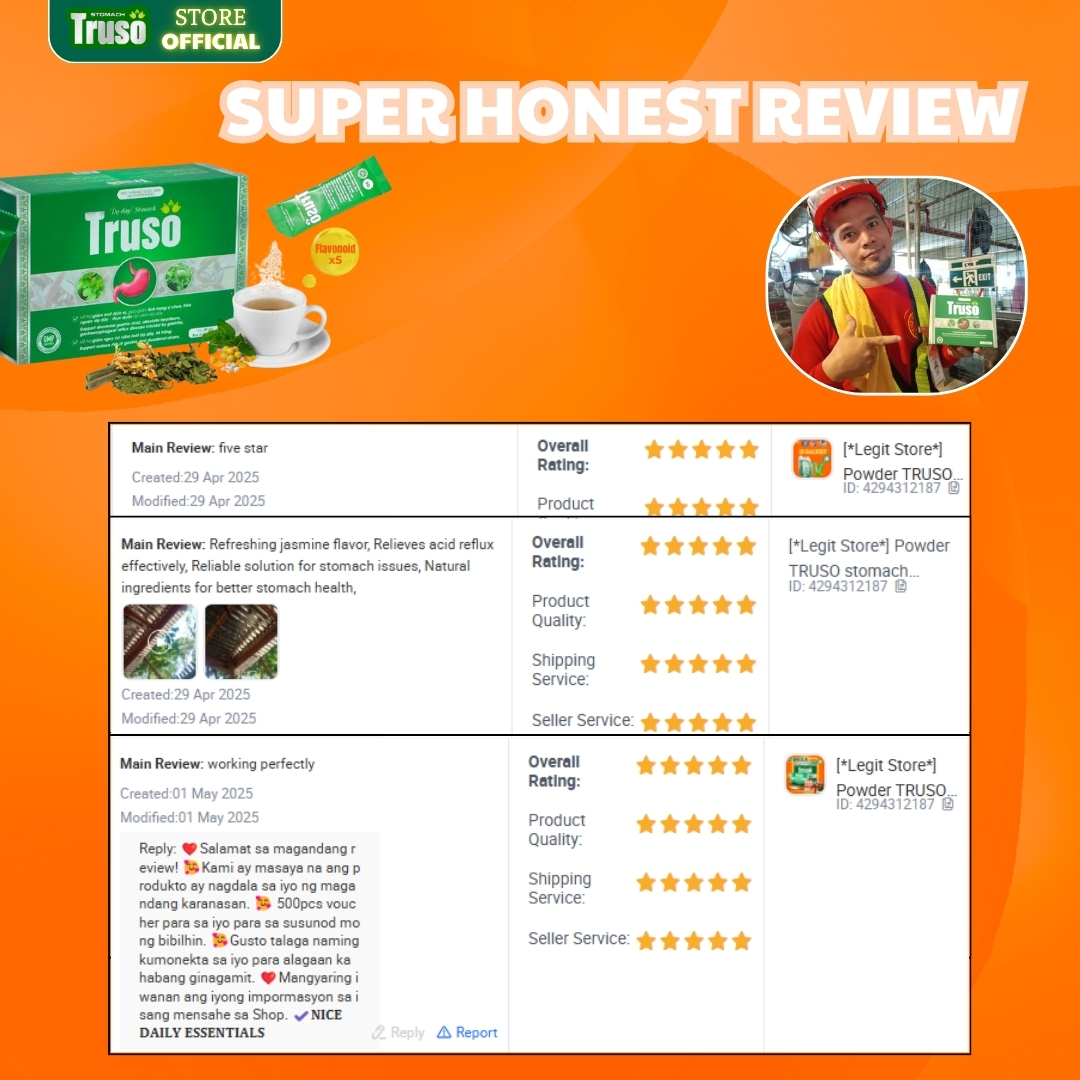 Powder Truso Stomach 20 sachet, effective for gastroesophageal reflux ...