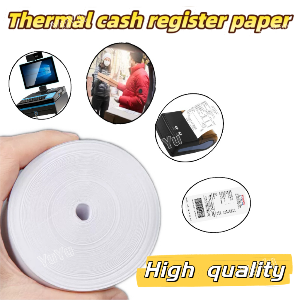 Receipt Paper10ROLLS (80mm x 70mm) 70GSM for POS Thermal Receipt ...