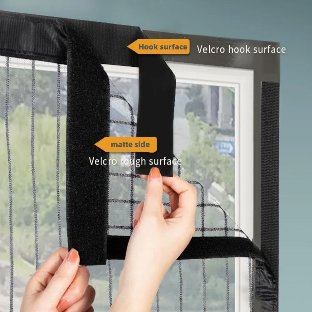 Window Screen Mosquito Net Anti-mosquito Screen for Window Velcro ...