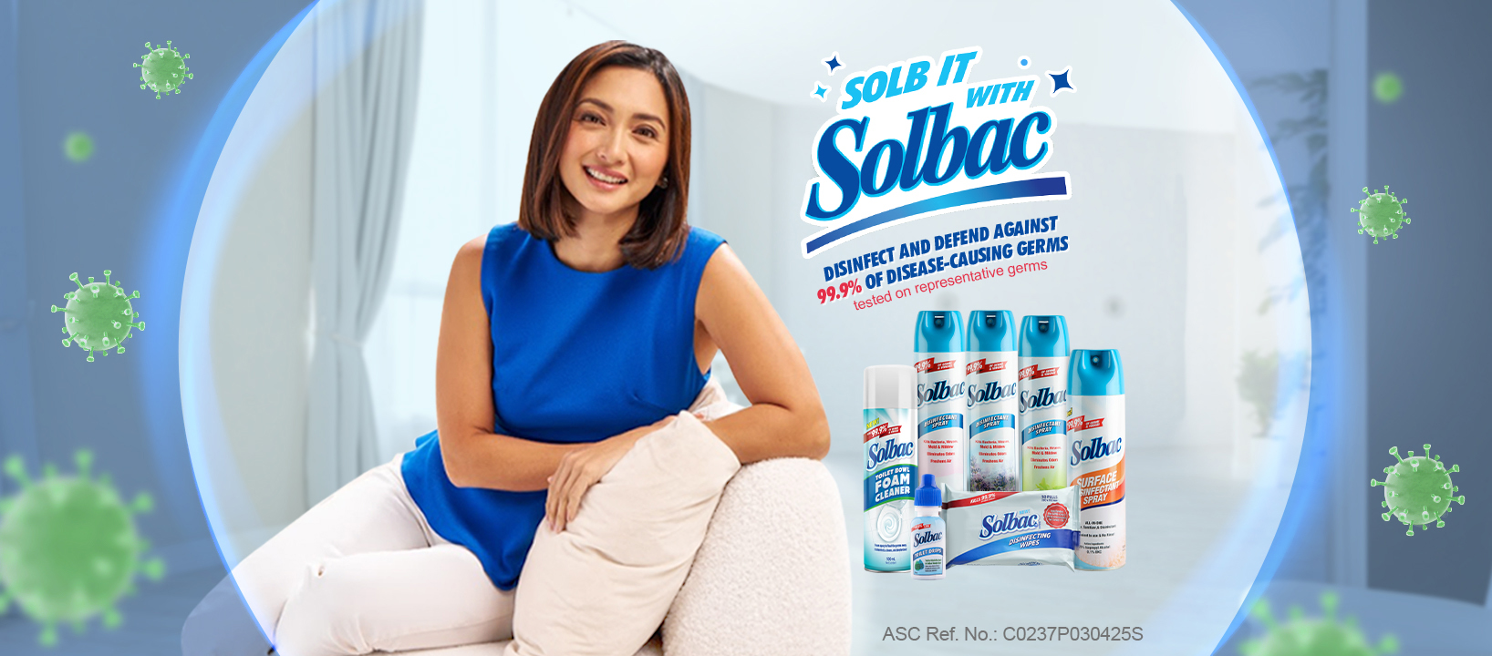 Solbac Disinfectant Spray 400g | Shopee Philippines