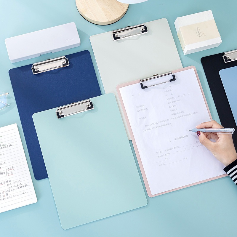 A4 Clip Board Writing Pad Hard Board Long Clip Pad File Paper Folder ...