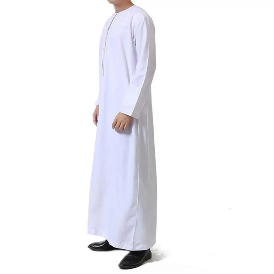 ADULT PLAIN WHITE LONG SLEEVE WITH TASSEL GAMIS KIMON THOBE MEN'S ...