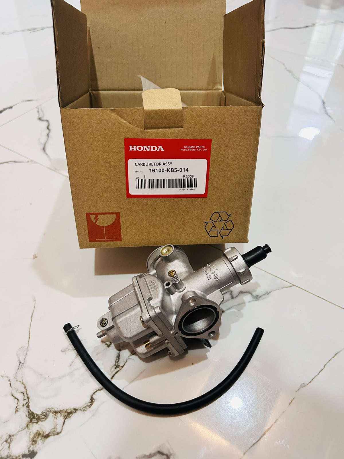 CARBURETOR ASSY HONDA TMX 155 16100KB5014 JAPAN GENUINE PARTS | Shopee ...