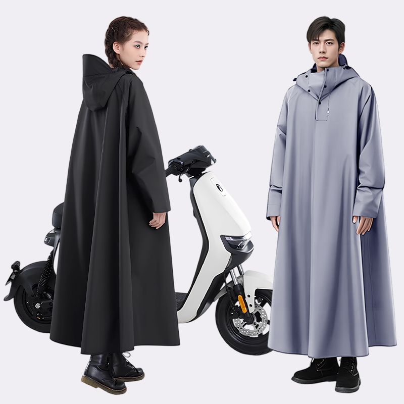 Waterproof Thickened And Lengthened Poncho Motorcycle Rain Coat For Men ...