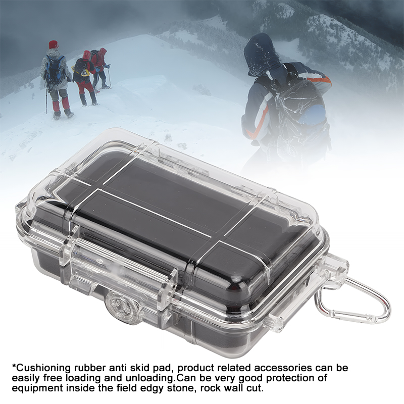 Sealed Storage Box Transparent Shockproof Camping Tool Box ABS ...