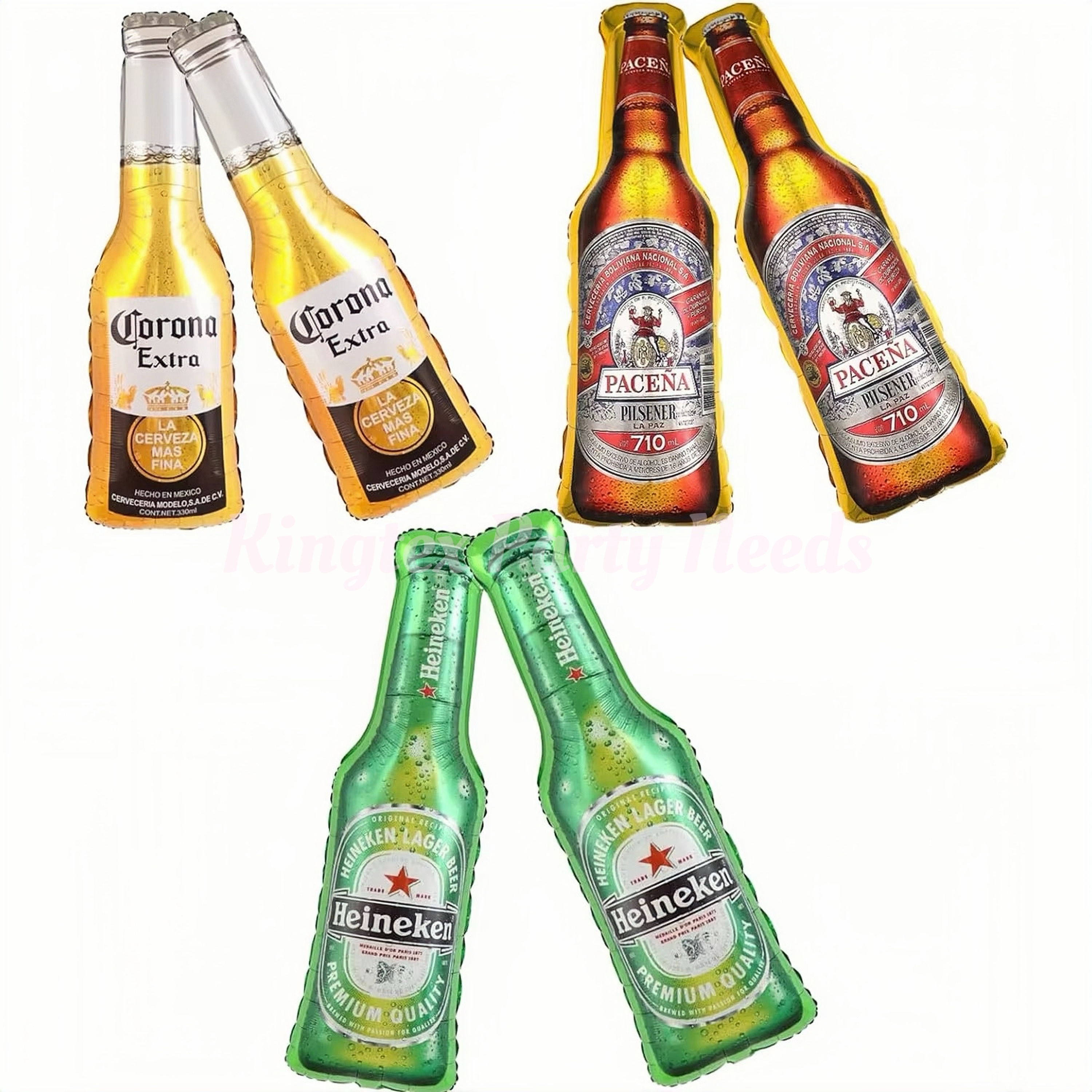 Heineken corona pacena bottle cheers beer mug foil balloon large size ...