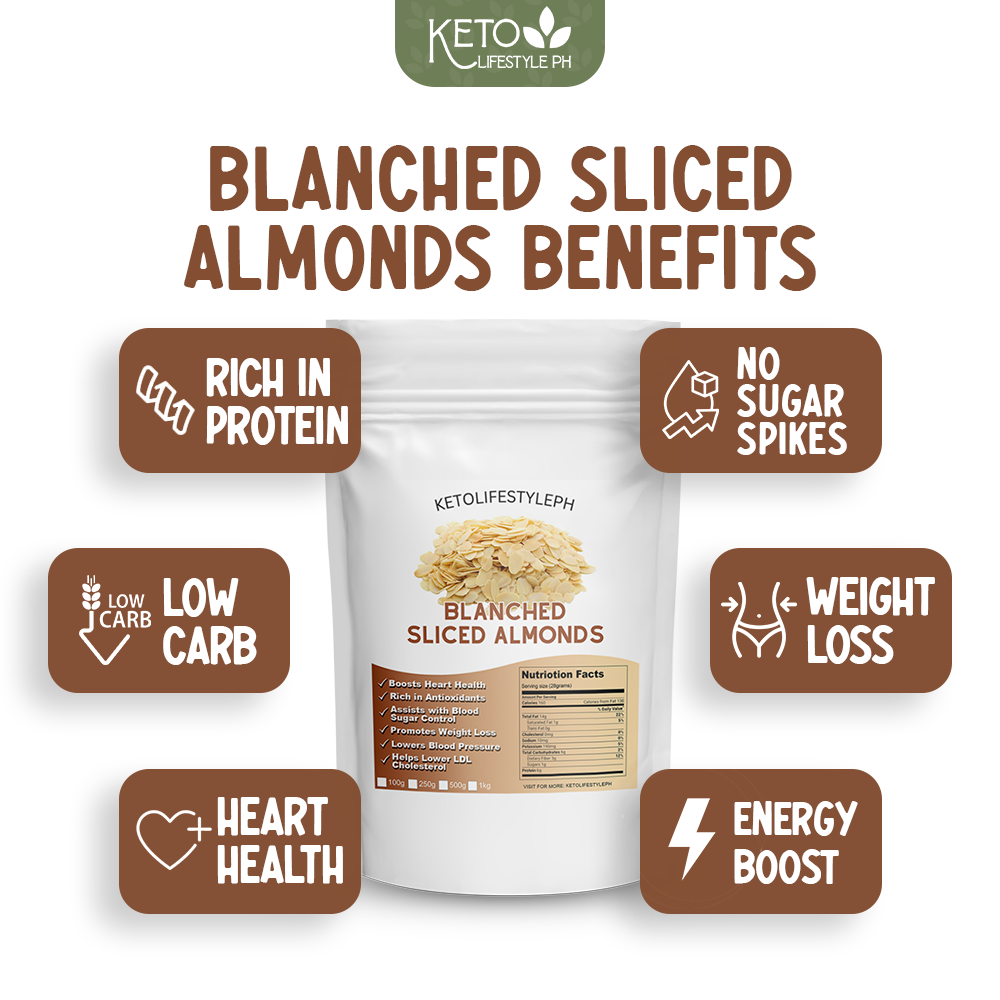 Blanched Sliced Almonds for Baking and Cooking (Keto | Low-Carb ...
