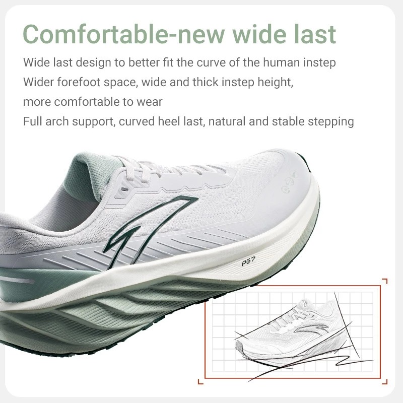 [[SALE]] ANTA Men Float PG 7 Running Shoes 2E Widefooot Waterproof ...