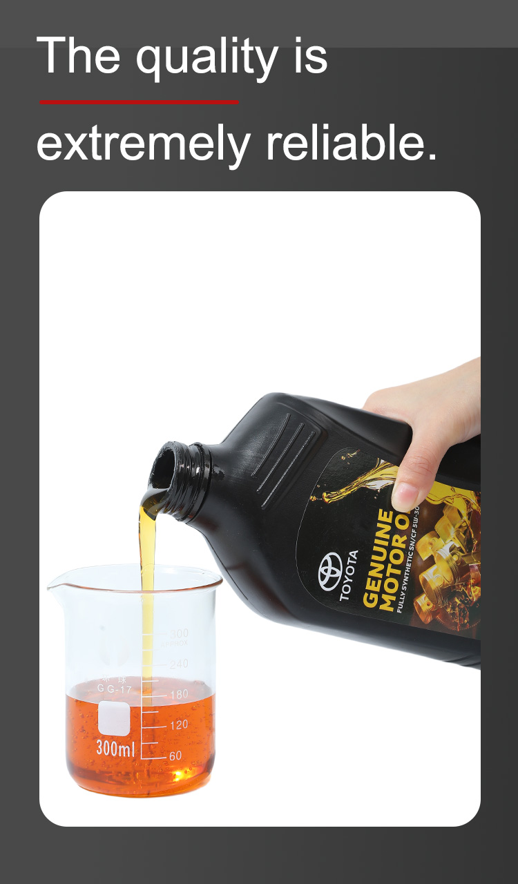 Toyota Genuine Motor Oil SN/CF 5w 30 1L Car Fully Synthetic Gasoline ...