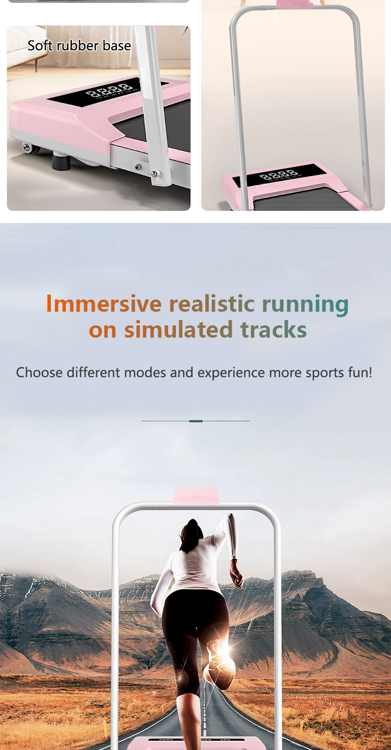 Flashfish Treadmill Foldable Electric Portable Walking machine 1-10KM/H ...