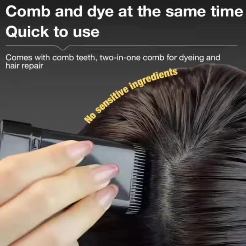 Korean Waterproof sweat-proof hair dye comb Hair Dye Comb ...