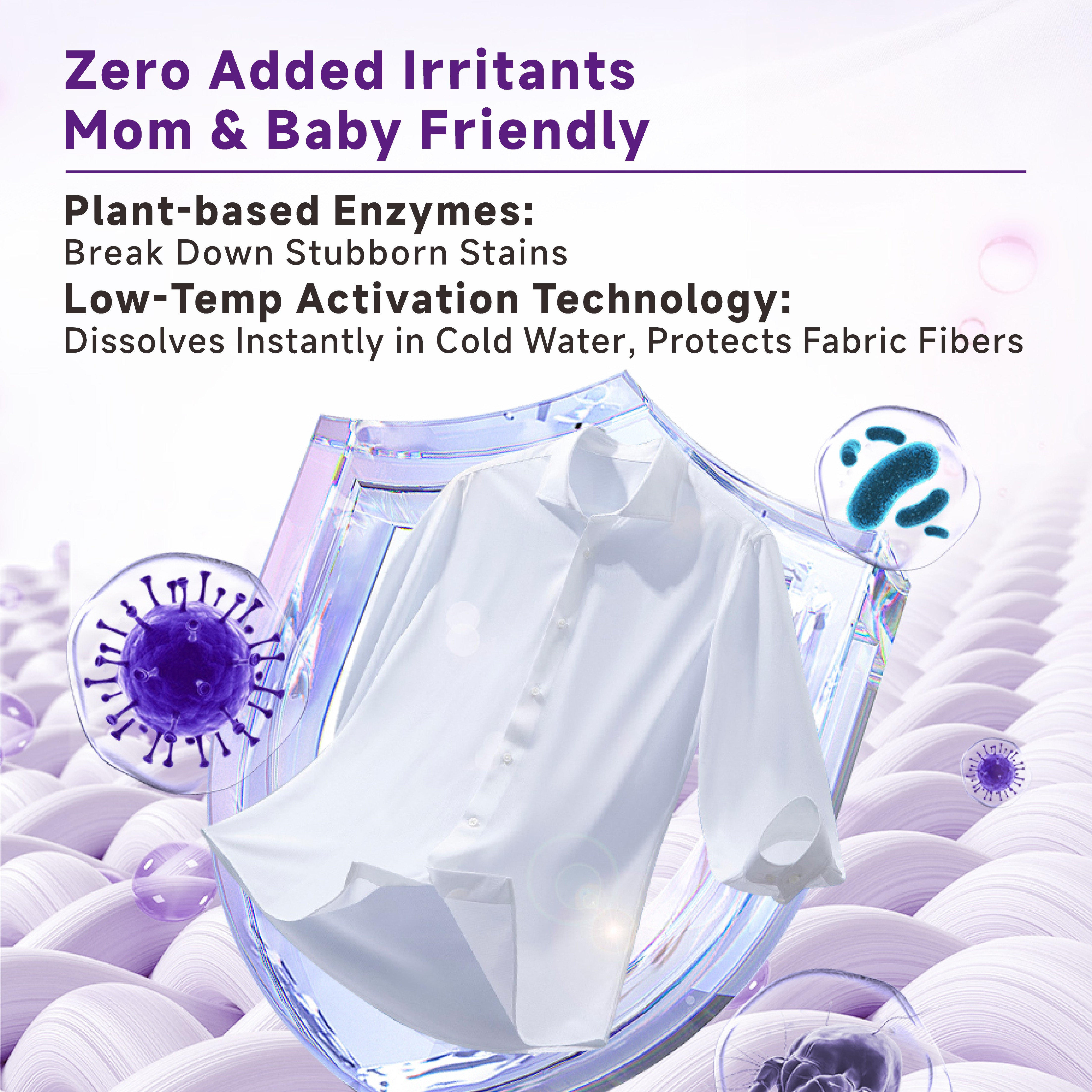 GALOMANA 6in1 Laundry Capsule Pods 8X Cleaning Power Laundry Beads Liquid Detergent（20/40/60 ...