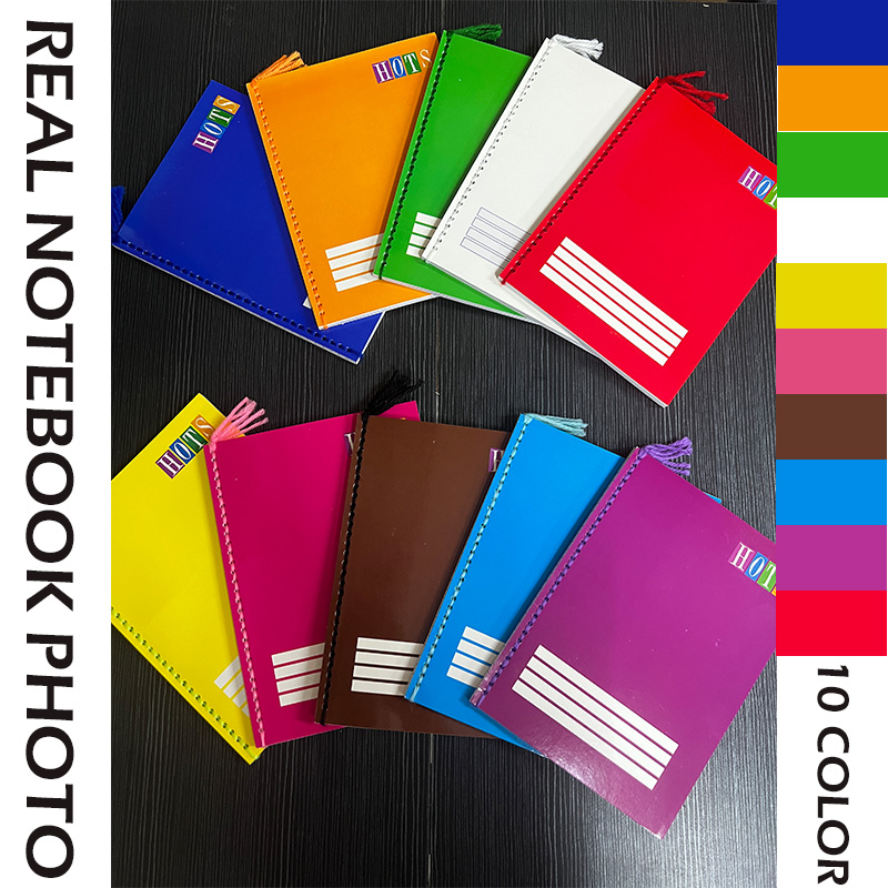 10PCS HOTS 80 Leaf Notebook Set Yarn/Compo Bound And 10 Colors School ...