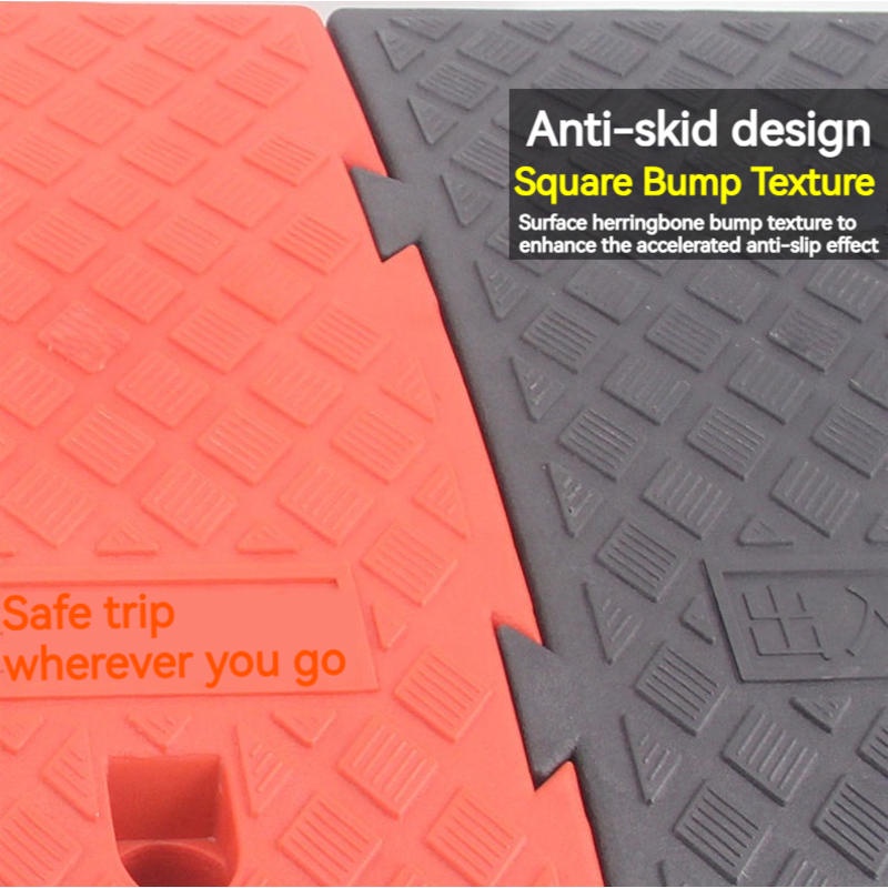 Thickened anti slip threshold,ramp, step, slope pad,plastic road edge ...