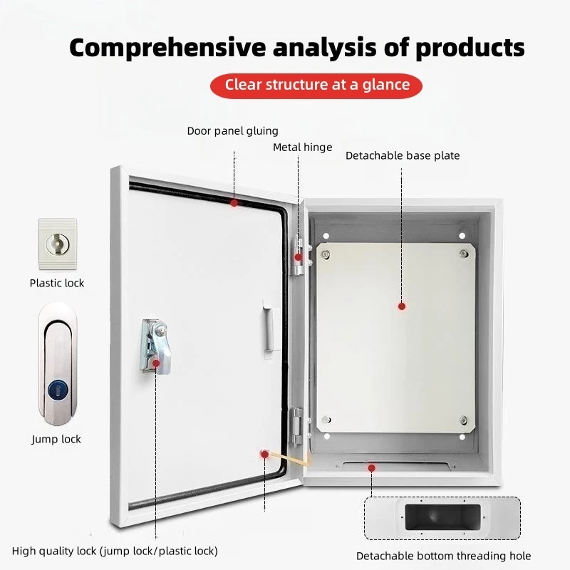 40*50*20CM Junction Box Panel Box Metal Enclosure Box Electrical Box ...