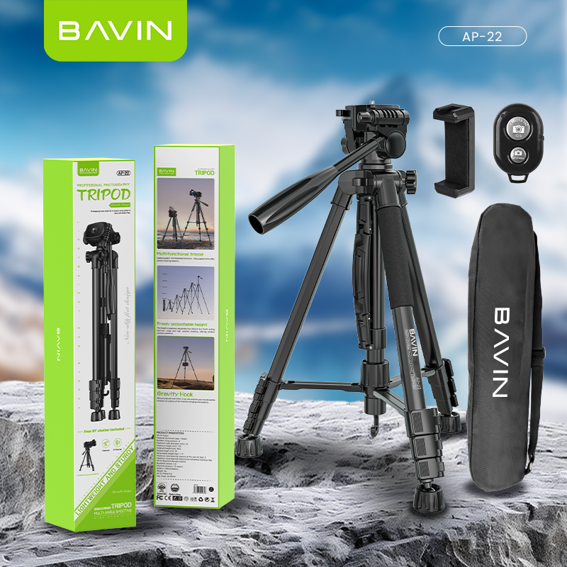 BAVIN P22 Camera Tripod for DSLR Tripod Stand for Mobile Phones ...