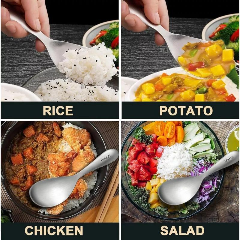 Thick Soup Spoons Stainless Steel Soup Spoons Table Spoons Mirror ...