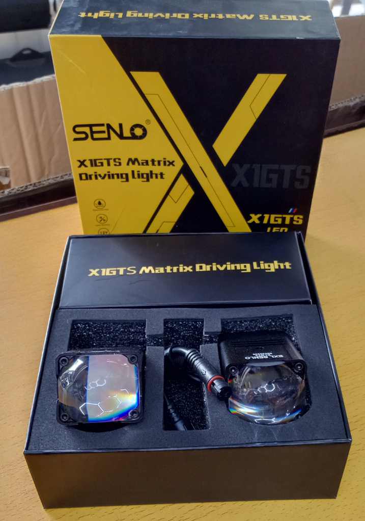SENLO LED X1GTS MATRIX MINIDRIVING LIGHTS 80WATSS WHITE YELLOW ORGINAL ...