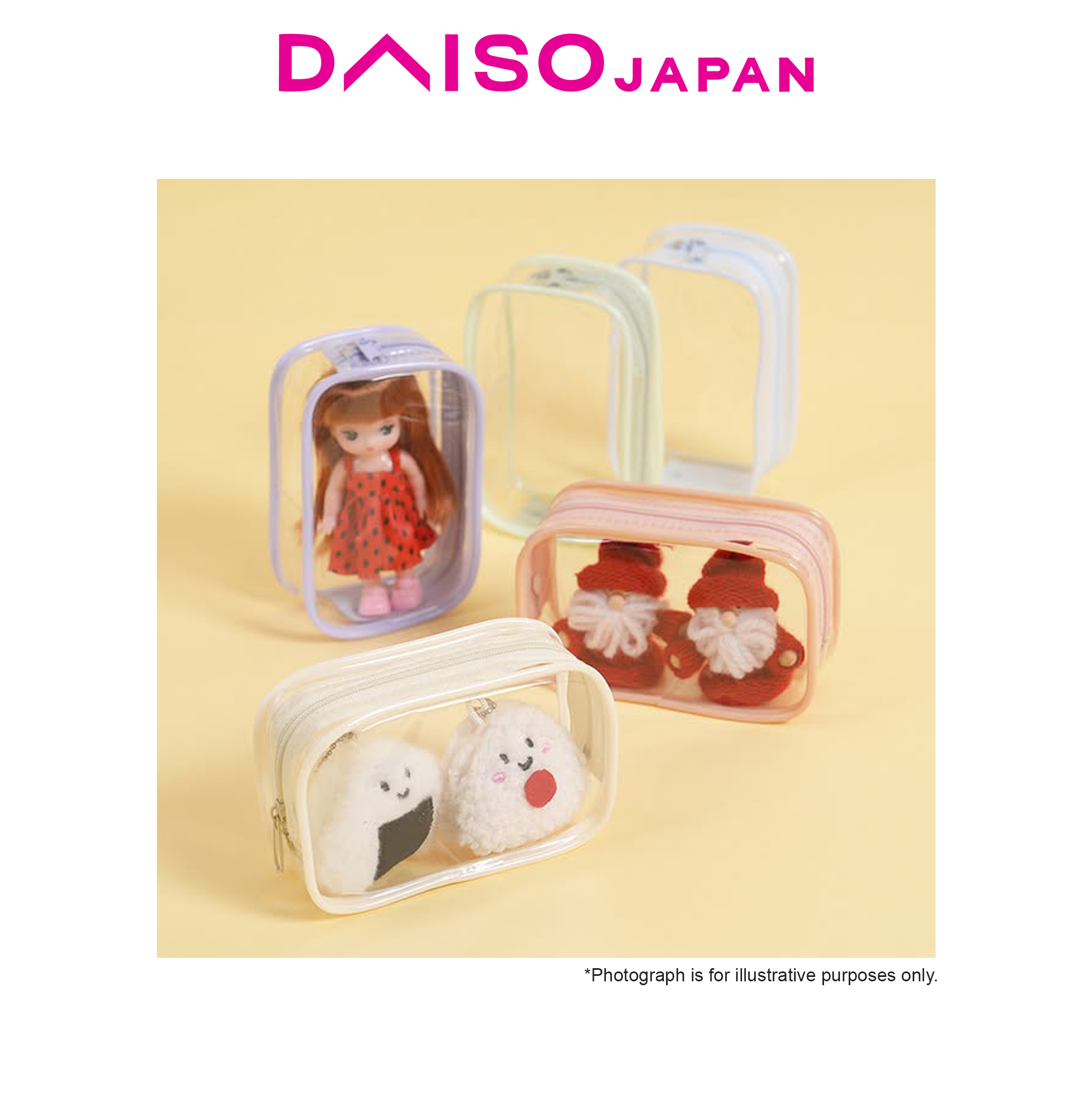 Daiso Jade Green Mini PVC Pouch with Gusset | Shopee Philippines