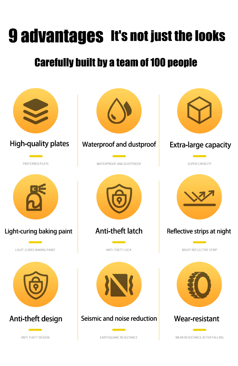 Alloy Top Box 50L w/ Base Plate and Backrest Motor Top Box Motorcycle ...