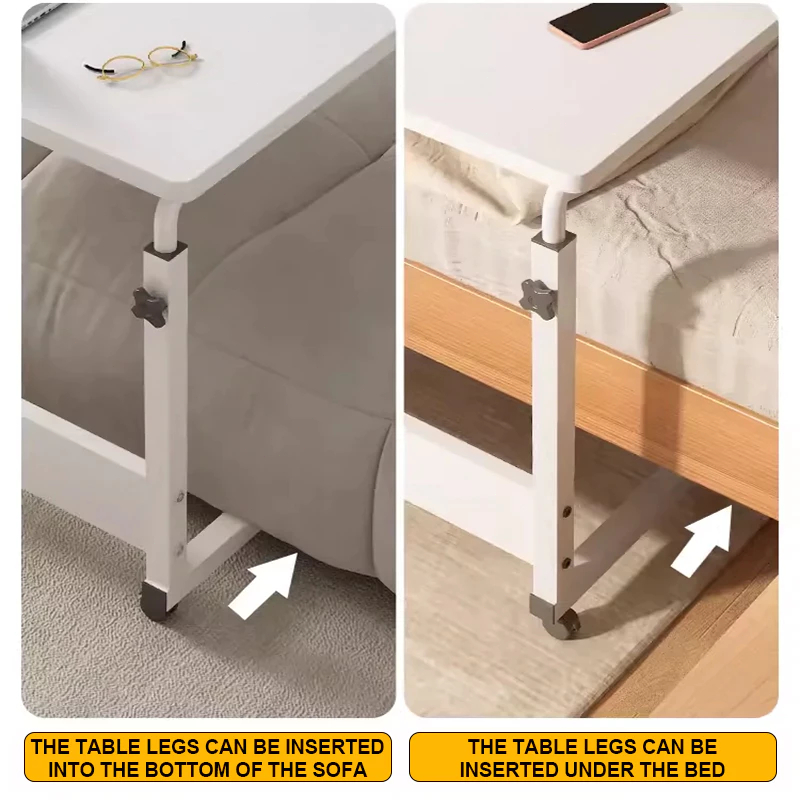 Gesh Movable Adjustable Height Computer Laptop Table Study Table Bed ...