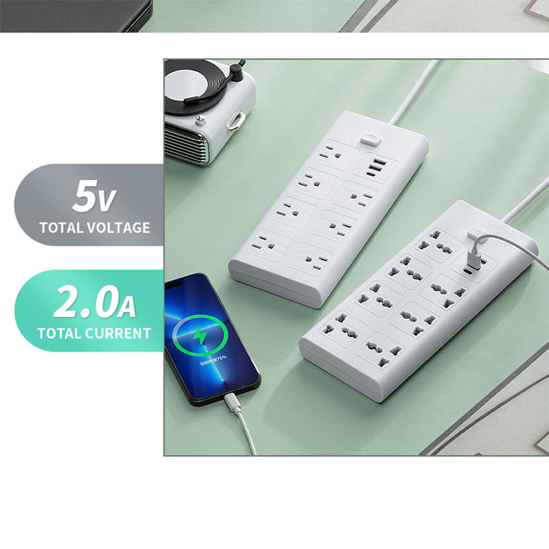 Extension Outlet with Switch Power Supply Power Strip Multi-hole Outlet ...