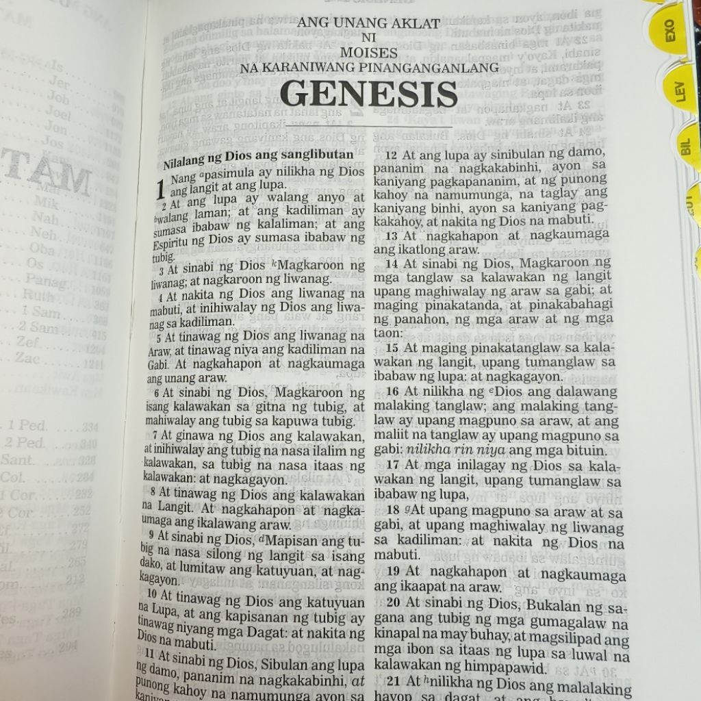 ANG BIBLIA TAGALOG DATING SALIN COMPACT PB BLUE w/ THUMB INDEX(TAG030 ...