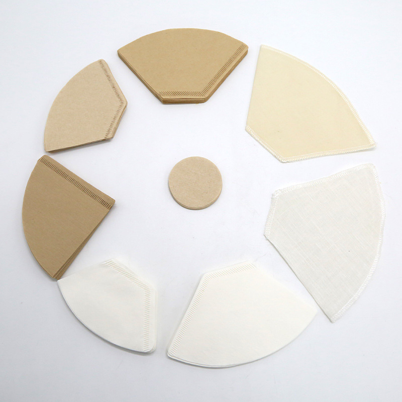 100PCS Coffee Paper Filters Hand-Poured Drip White Paper Filter New ...