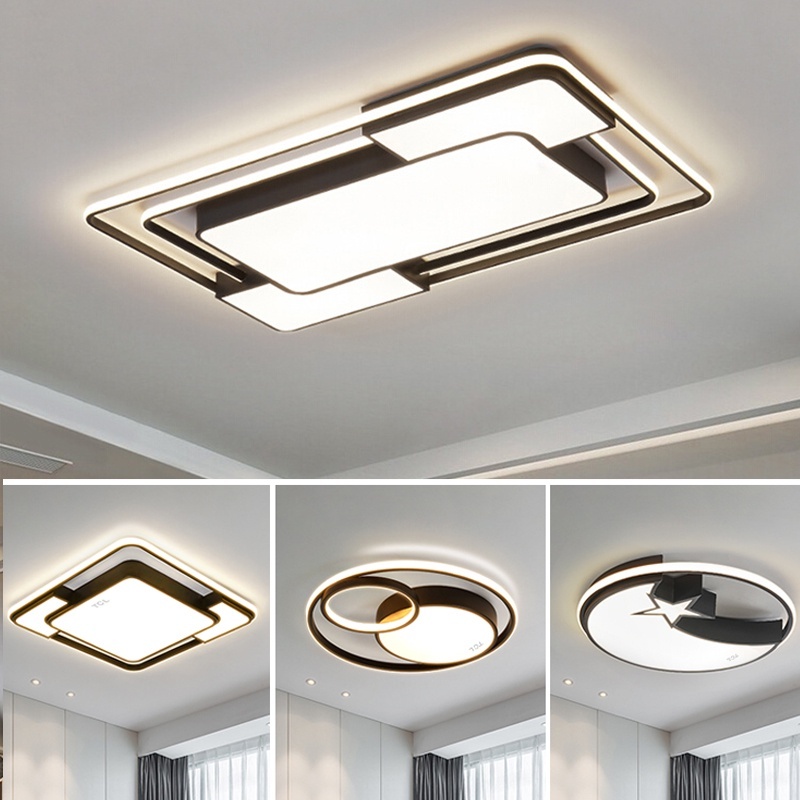 【Lifetime Warranty】LED Ceiling Light 3 Color Ceiling Lamp With Remote ...