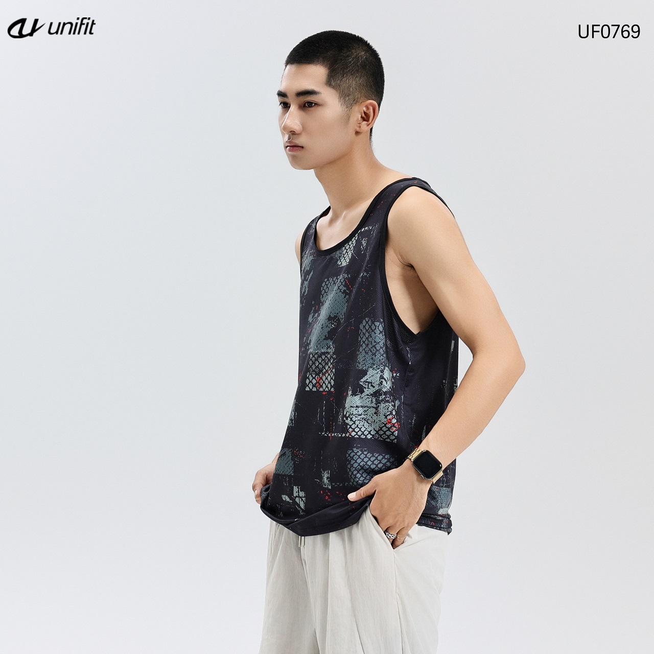 UNIFIT Men's Active Dry-Fit Jersey Sando Sports Training Jogging ...