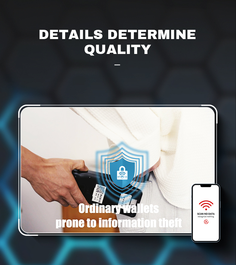 MANDU Men's Wallet Change Purse Fashion Anti-Theft Brush Wallet With ...