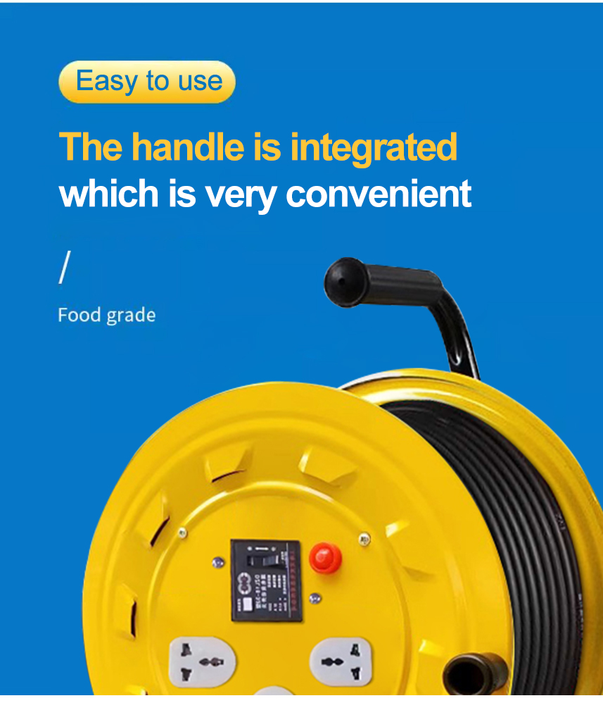 50/30/15 Meters Extension Wheel Cable Reel 220V Cord w/ HEAVY DUTY ...