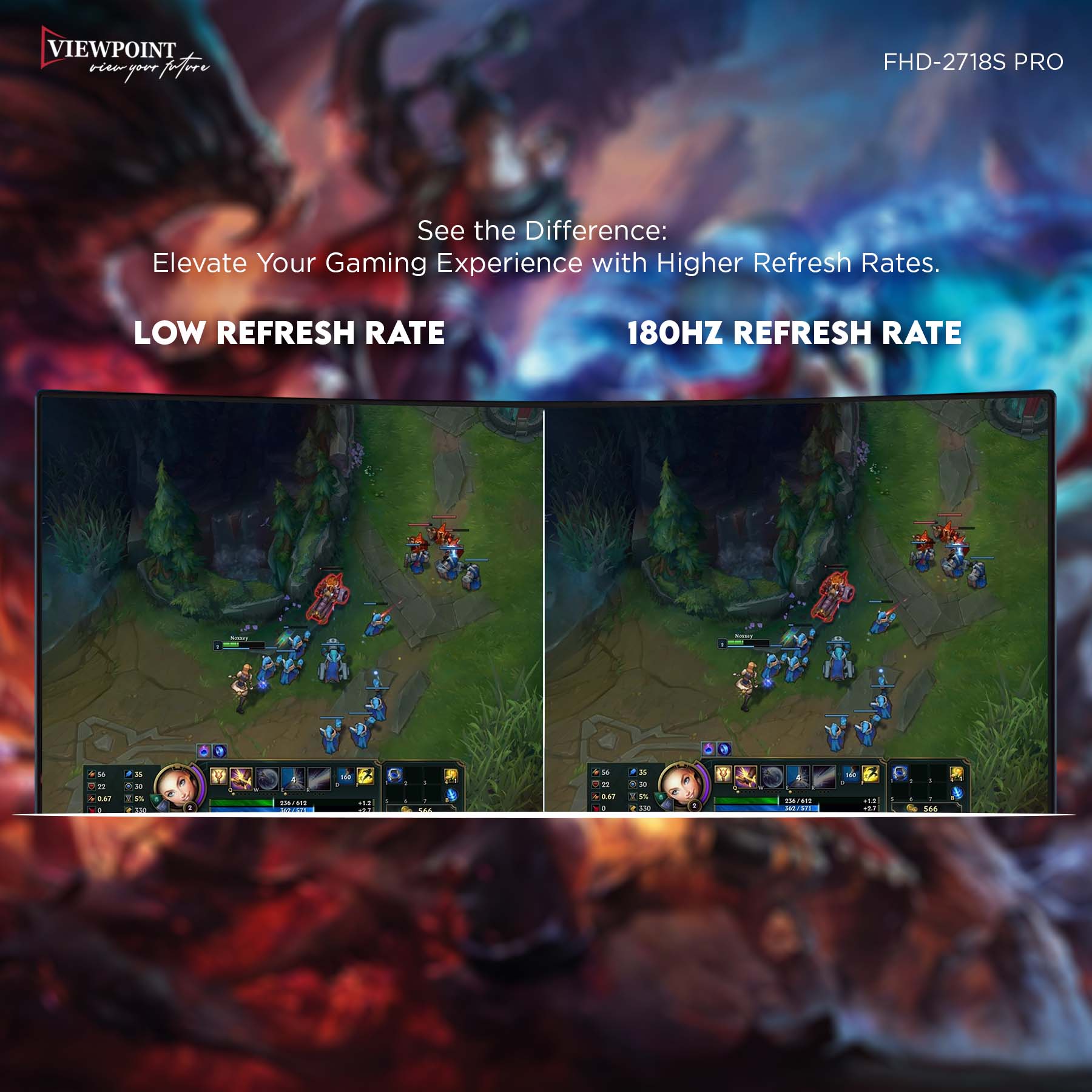 Viewpoint 27inch 180hz Semi Curve Monitor | Shopee Philippines