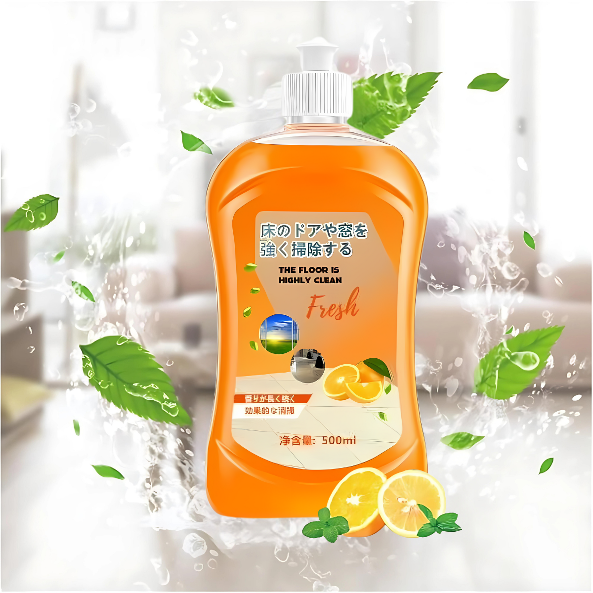 Buy Twister Mop Get 2 Strong Floor Cleaner Cleaning Agent with Orange ...