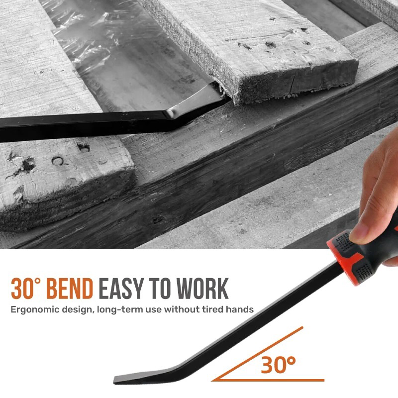 Multifunctional Crowbar Pry Bar Tire Prying Tool Center Handle Crowbar ...