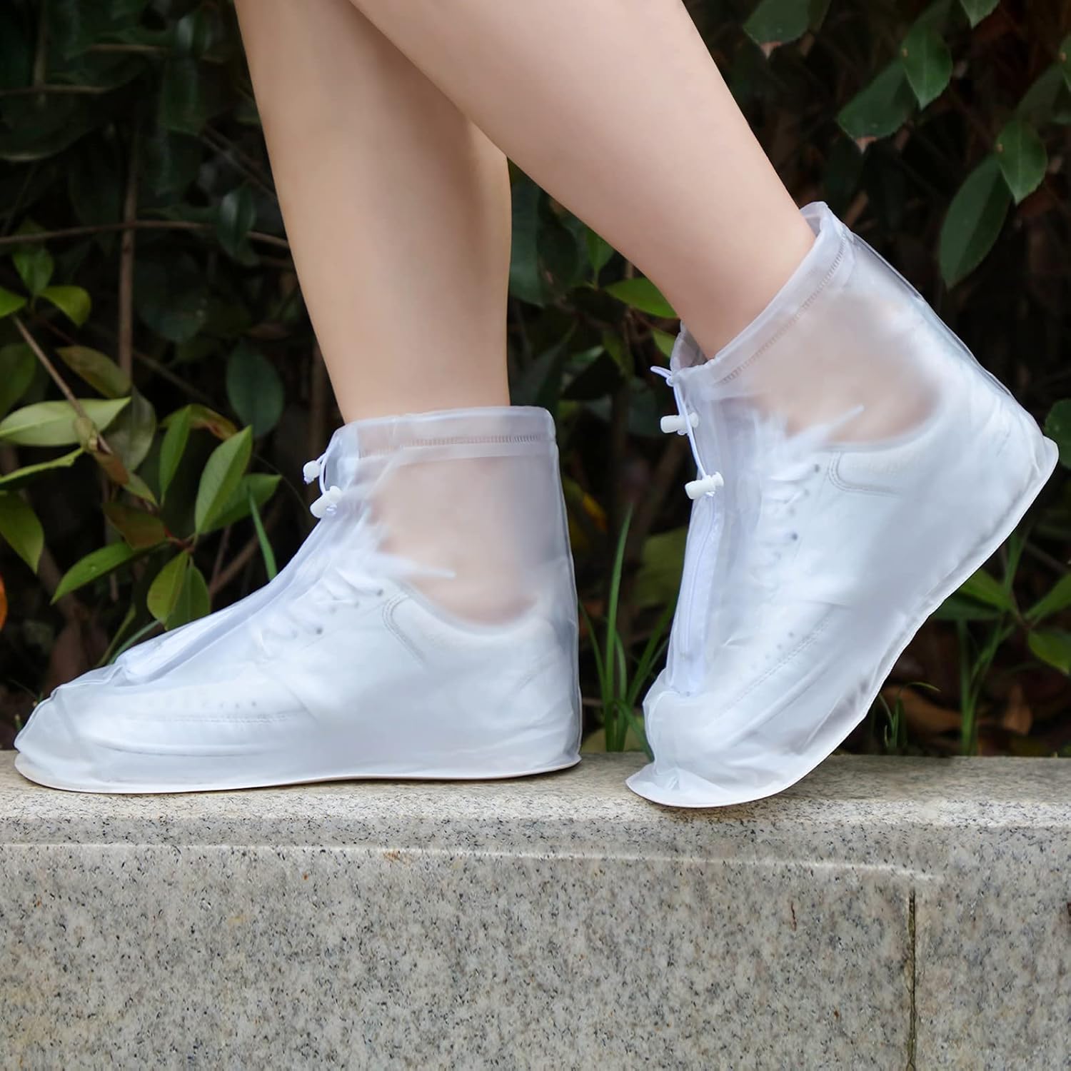 Multi-size Reusable Waterproof Anti-Slip Rain Shoe Cover Rain Boots ...